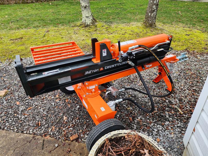 CountyLine 32-Ton Gas-Powered Horizontal/Vertical Log Splitter, Kohler ...