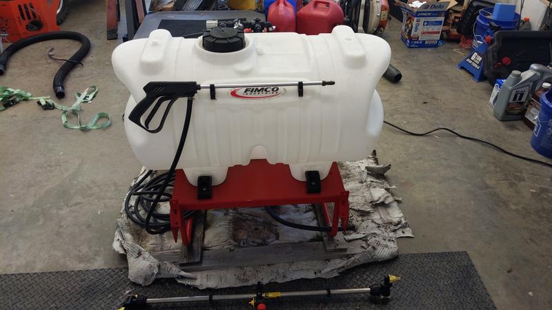 Fimco 60 gal. 3-Point Hitch-Mounted Sprayer with 3-Nozzle Broadcast ...
