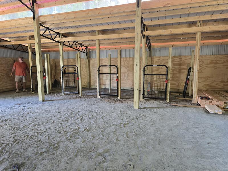 Tarter 3 ft. x 50 in. Wire Filled Gate, 2 in. x 4 in. Mesh, Black at ...