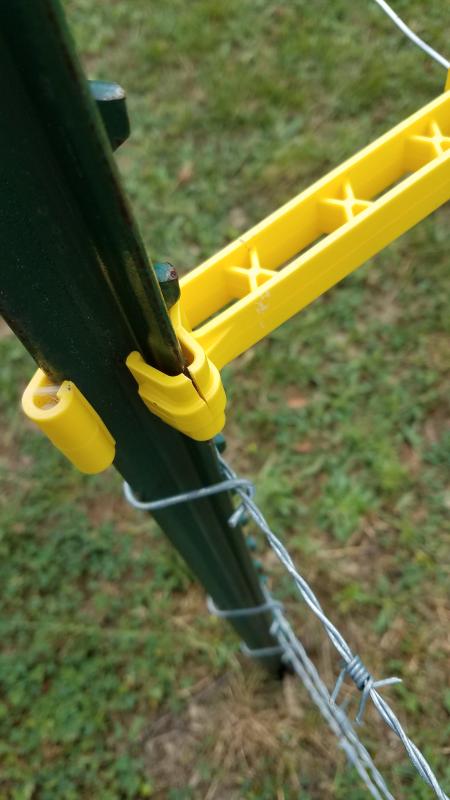 American Farm Works 5 in. Snap-On Extender T-Post Insulators for 1.25 ...