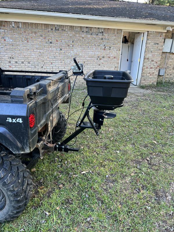 DR Power Equipment 125 lb. Capacity Tow-Behind Receiver Spreader at ...