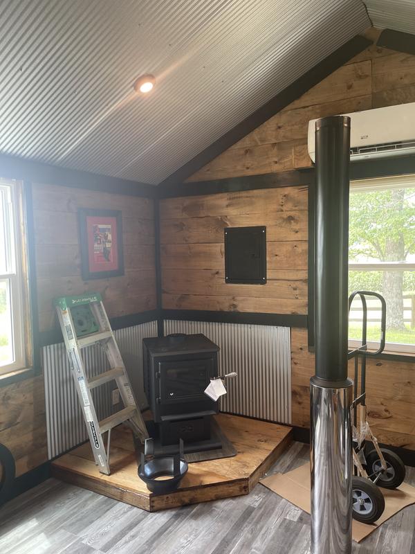 Grand Teton Collection Wood-Burning Targhee T100 Stove, 2,000 sq. ft ...