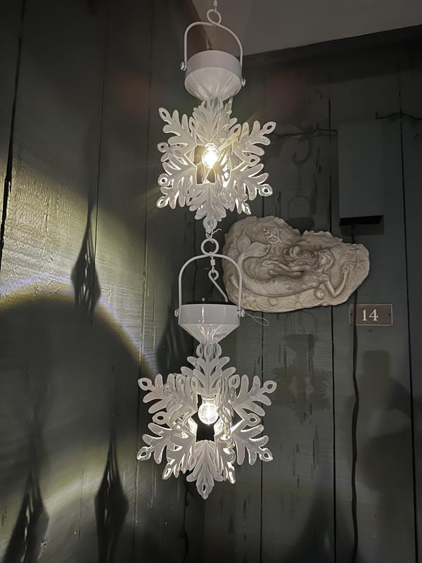 Red Shed Metal Solar Snowflake Lantern at Tractor Supply Co