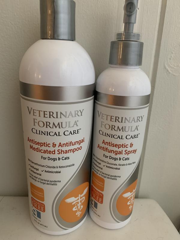 Veterinary Formula Antiseptic and Antifungal Medicated Pet Spray, 8 oz ...