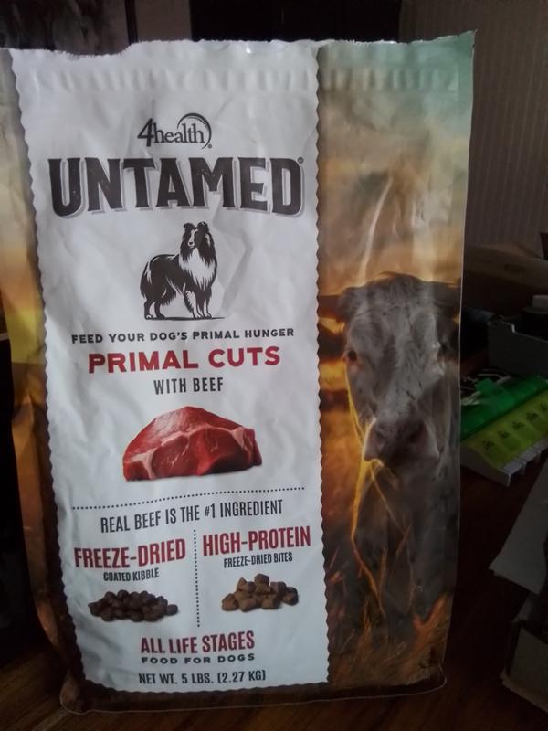 4health Untamed All Life Stages Primal Cuts with Beef Recipe Dry Dog ...