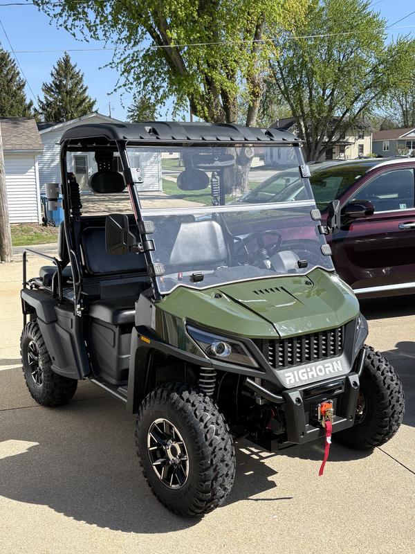 Bighorn Explorer 450 T4 4 Passenger 4x4 4WD EFI Side by Side UTV, Red ...