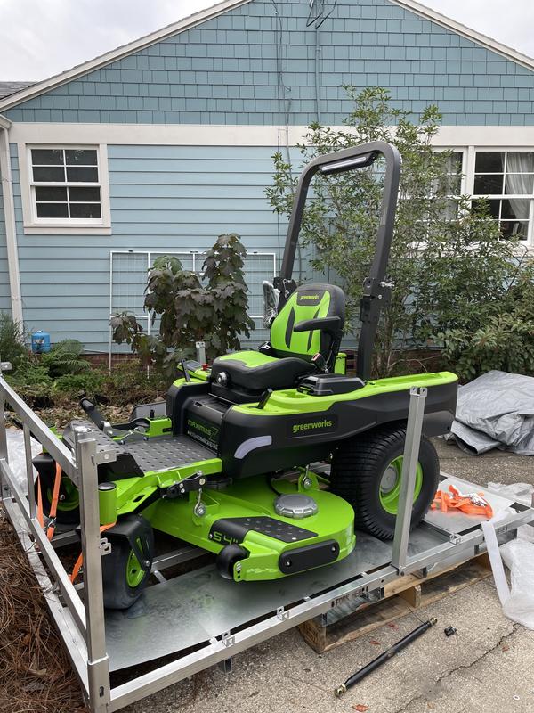 Greenworks MaximusZ 54 in. 60V Cordless Electric Zero-Turn Mower ...