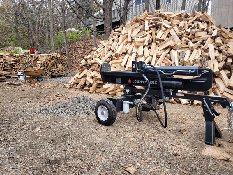 CountyLine 30-Ton Gas-Powered Horizontal/Vertical Log Splitter, Kohler ...