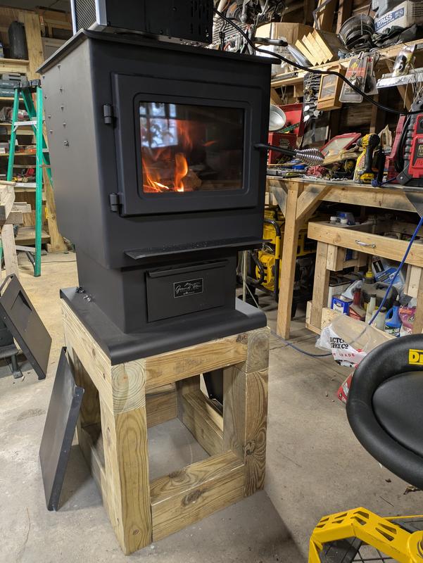 Grand Teton Collection 2000 sq. ft. Targhee T100 Wood Stove, F500155 at ...