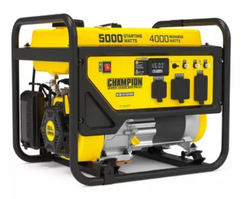 Champion Power Equipment 5,000/4,000-Watt Gasoline Powered Portable ...