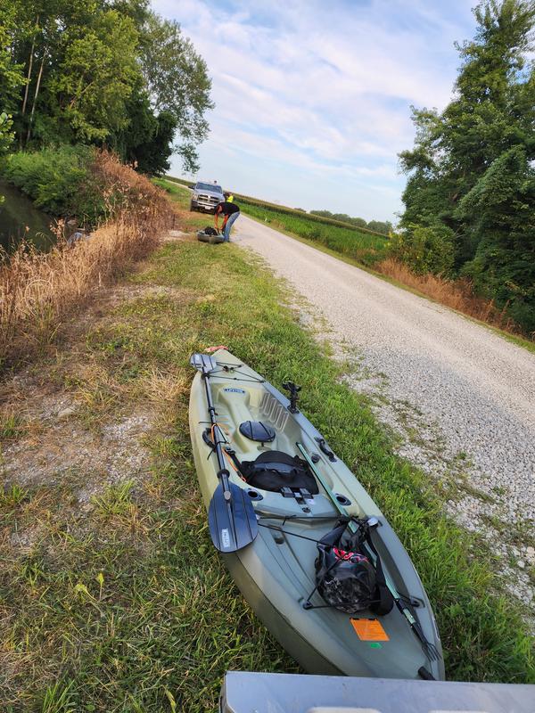 Lifetime 10 ft. Tioga Angler Sit-on-Top Kayak, Moss Fusion at Tractor ...