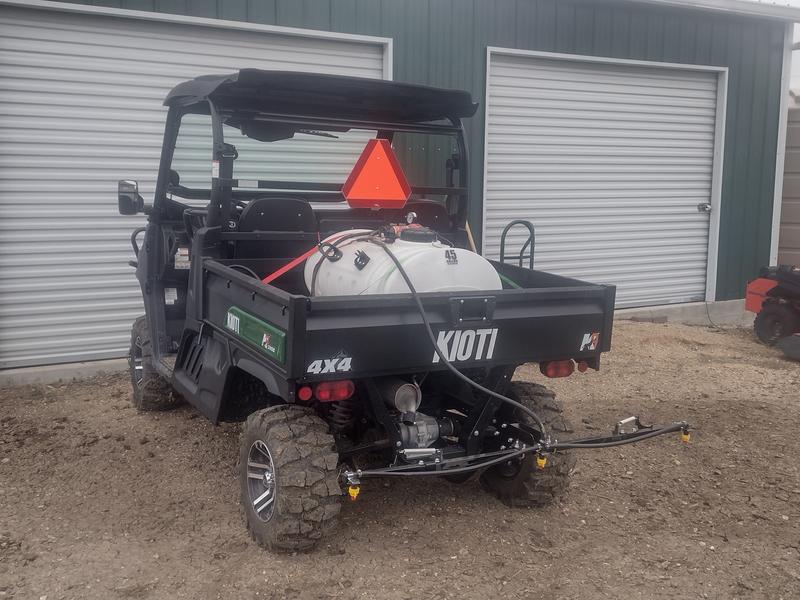 Fimco 45 gal. UTV Sprayer, 2.4 GPM Pump, Lever Spray Wand, Hitch Mount ...