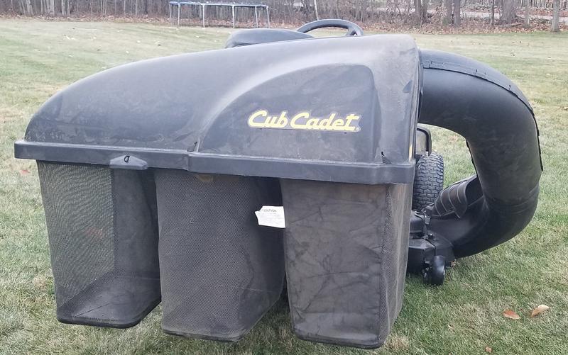 Cub Cadet Mounted Triple Bagger for 50 in. and 54 in. Deck XT1 and XT2 ...