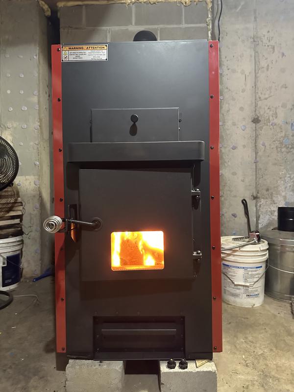 US Stove Wood-Burning Indoor Furnace, 3,500 sq. ft., 180,000 BTU at ...