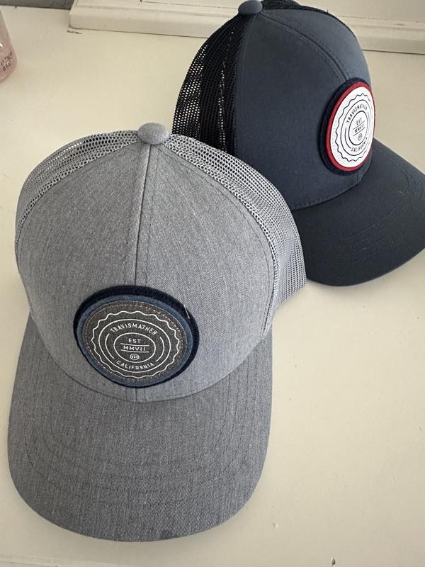 Big Boys and Girls Travis Mathew Heathered Gray The Patch Trucker Snapback Hat - Macy's