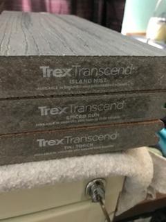 Trex Transcend 2-in x 6-in x 12-ft Island Mist Square/Solid Composite ...