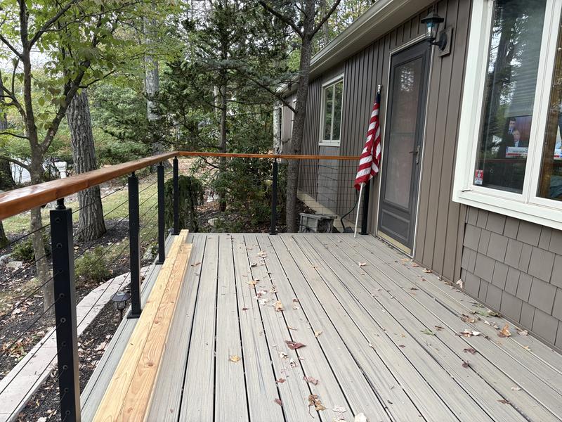 Trex Enhance Naturals 12-in Honey Grove Composite Deck Board (Sample ...