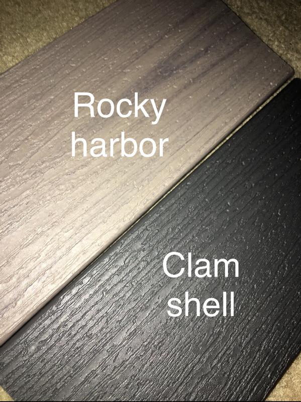 Trex Enhance Naturals 1-in x 6-in x 12-ft Rocky Harbor Composite Deck ...