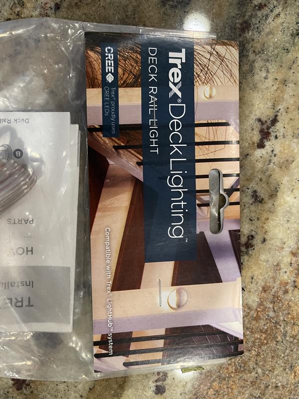 Trex Plug-in 4-in x 4-in Bronze LED Outdoor Post light in the Deck ...