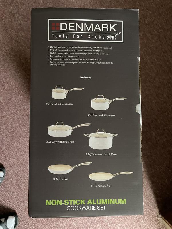 Denmark Tools for Cooks 10-Piece 11-in Aluminum Cookware Set with Lid ...