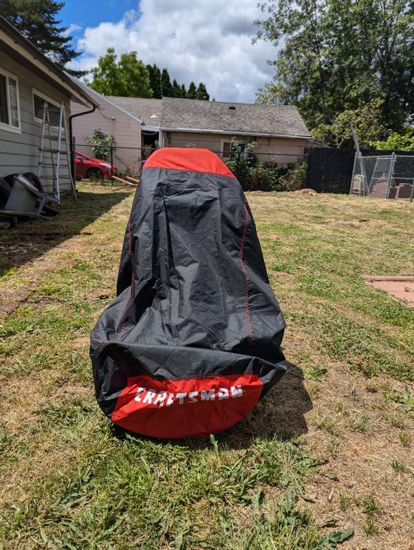 CRAFTSMAN 50-in L x 20.5-in W x 16-in H, Black, Pressure Washer Cover ...