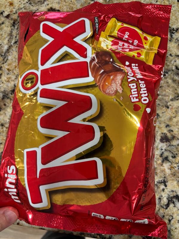 Twix Large Share Bag of Milk Chocolate Candy Bars, Crunchy Cookie with ...