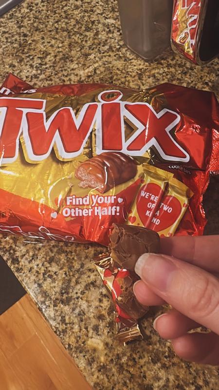 Twix Large Share Bag of Milk Chocolate Candy Bars, Crunchy Cookie with ...