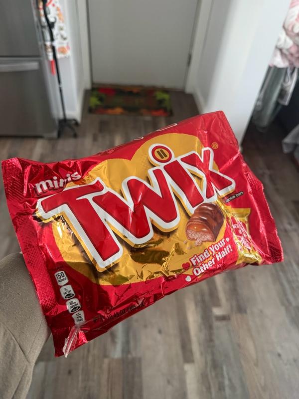 Twix Large Share Bag of Milk Chocolate Candy Bars, Crunchy Cookie with ...