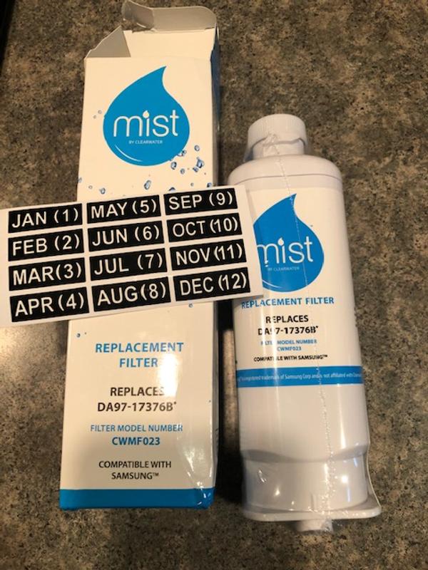 Maya Twist Refrigerator Water Filter DA97-17376B in the Refrigerator ...