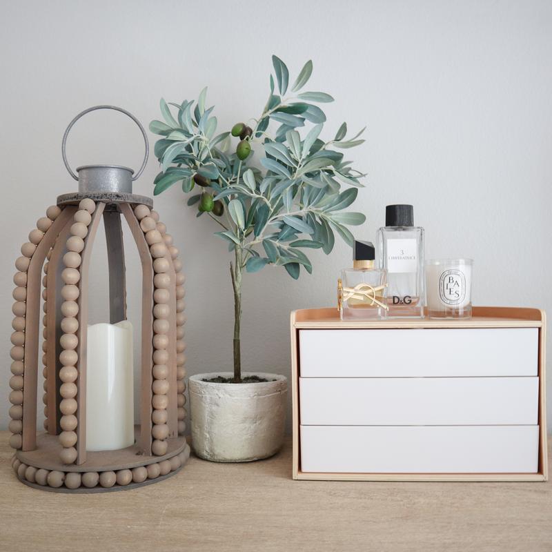 Umbra Moona Storage Box, White/Natural 1014748-668 at Lowes.com