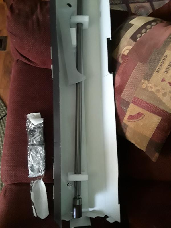 Umbra BLOK 1 ROD 72-144 GUN MTL 1015135-296 at Lowes.com