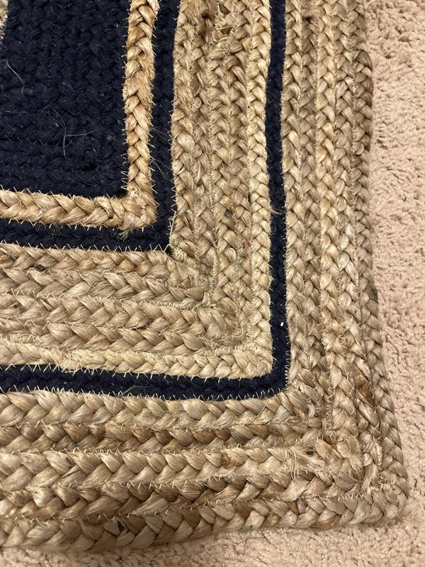 Bayshore Home Braided Border Brb1 Natural/White 2' x 3' Area Rug - Macy's