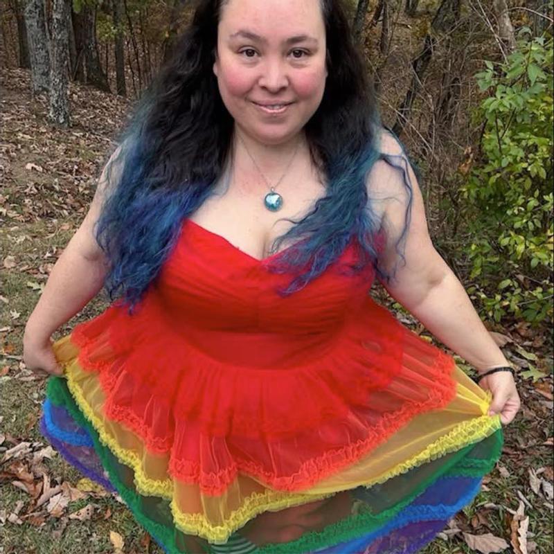Unique Vintage Women's Plus Size Tiered Sheer Swing Dress - Macy's