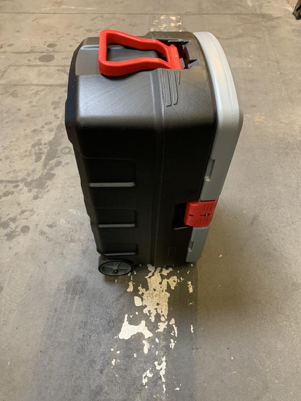 Rubbermaid 35 Gallon Action Packer Lockable Latch Storage Box Tote with ...