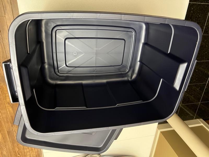 Rubbermaid Storage Container Dark Indigo 6 Pack in the Plastic Storage ...