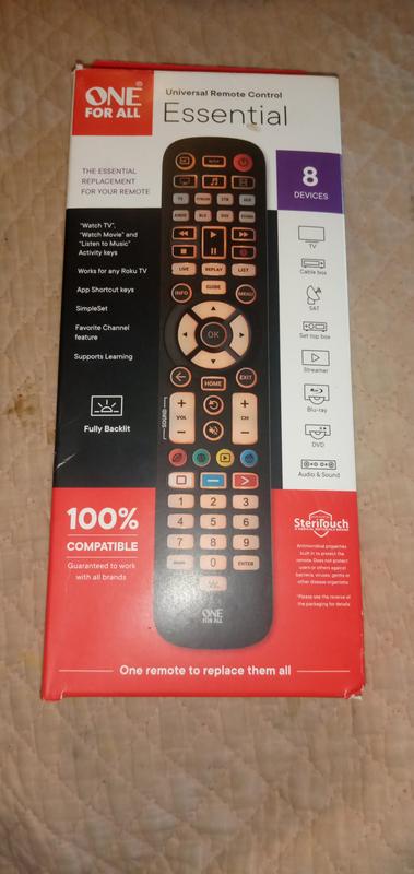 One for All Essential 8 Antimicrobial Remote Control - Macy's