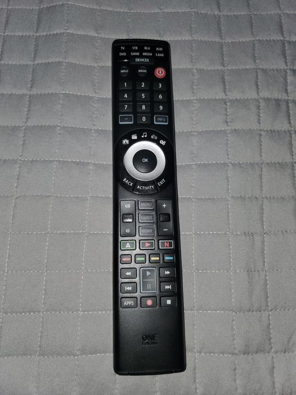 One For All Smart Control 8 Universal Remote For TV Set top Box Blu ray ...