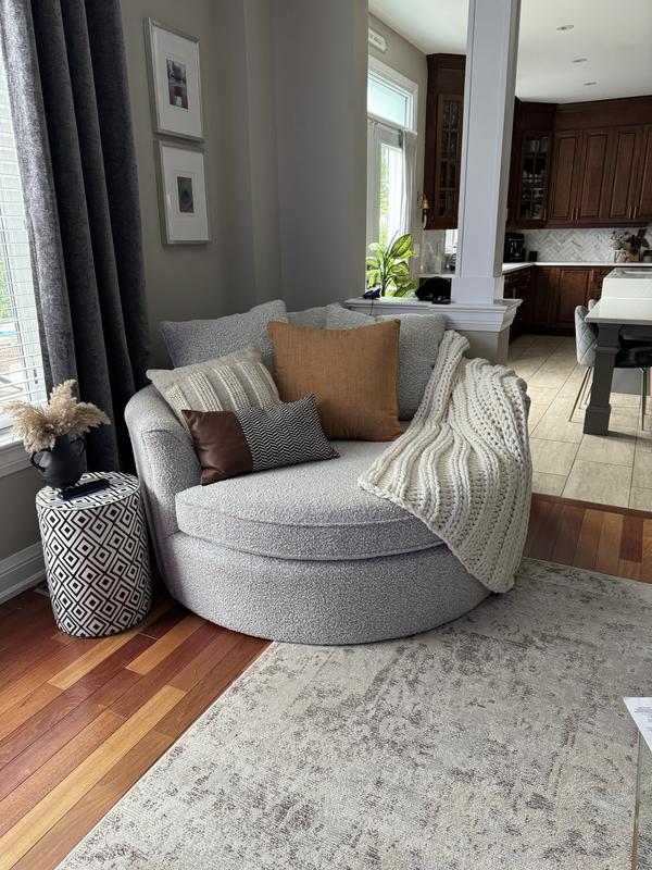 Oversized round nest chair store