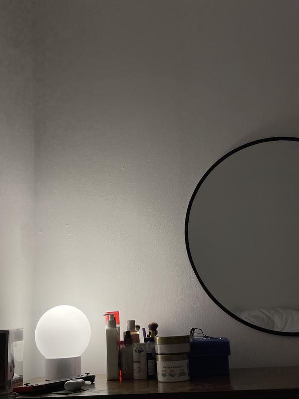 Buy Habitat Caliban Globe Table Lamp - Yellow | Table lamps | Habitat ...