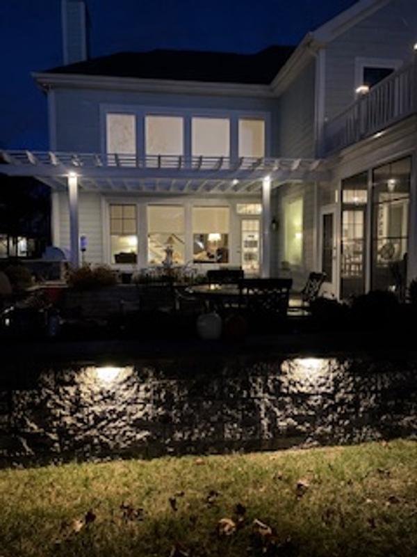 VOLT 300-Lumen 3-Watt White Low Voltage Plug LED Outdoor Deck Light ...