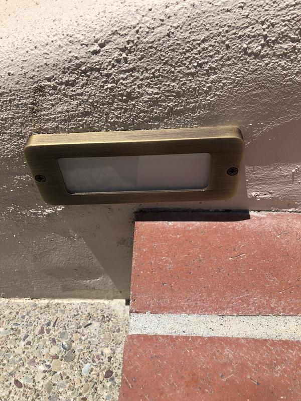 VOLT 15-Lumen 3-Watt Bronze Low Voltage Plug LED Outdoor Step and Stair ...