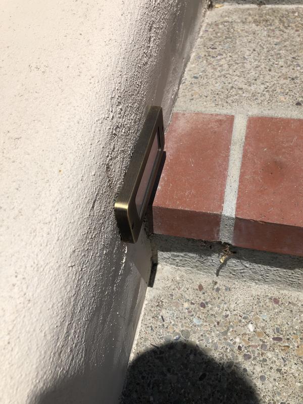 VOLT 15-Lumen 3-Watt Bronze Low Voltage Plug LED Outdoor Step and Stair ...
