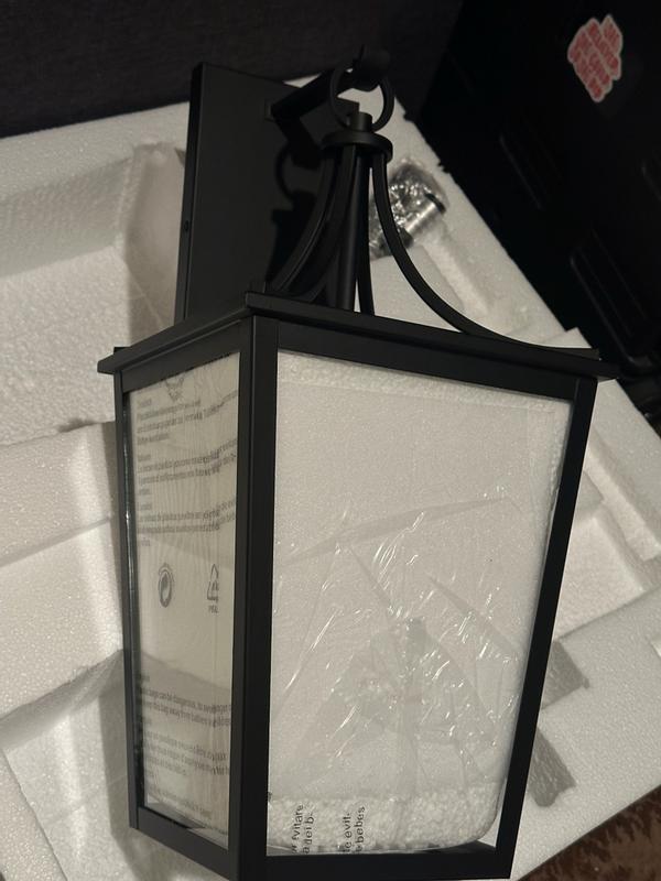 Cascadia Cottage Grove 2-Light 19-in H Matte Black LED Outdoor Wall ...