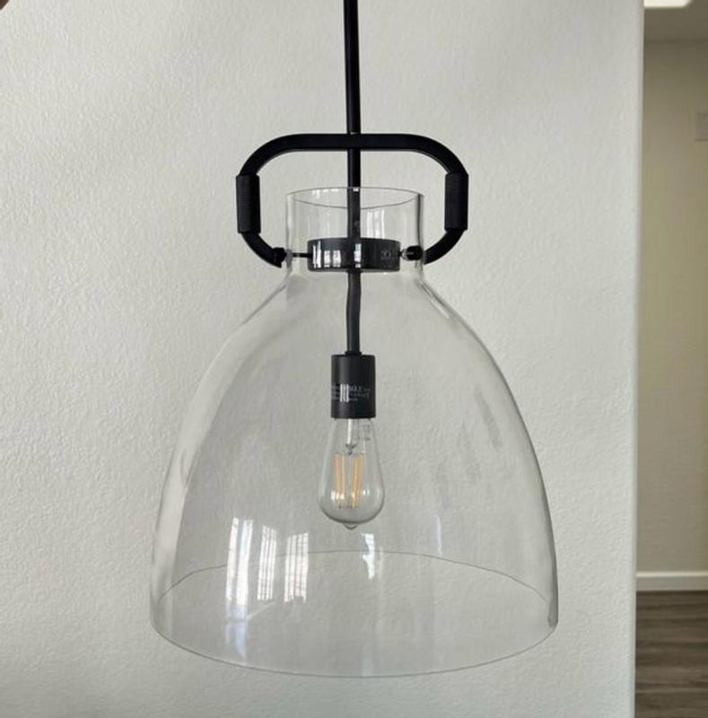 Cascadia Madrona 1 -Light Muted Brass Modern/contemporary Clear glass ...