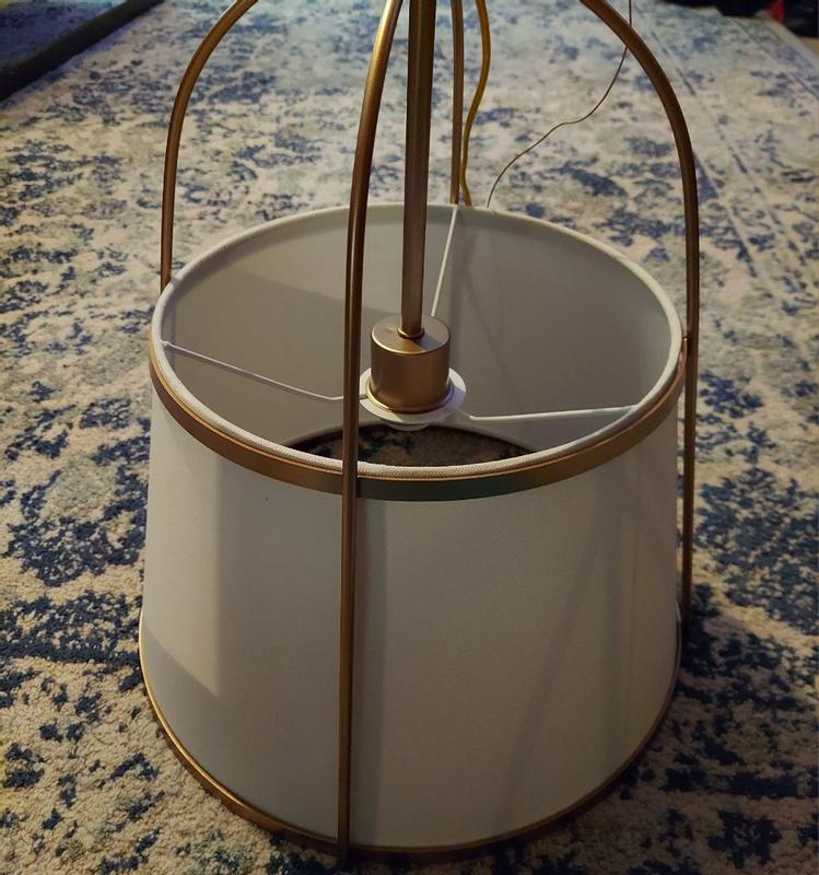 Cascadia Marion 1 -Light Mystic Gold Mid-century Cone Medium Hanging ...