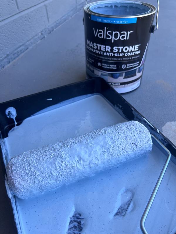 Valspar Master Stone 1-part Base 4, Granite Gray Flakes Acrylic ...