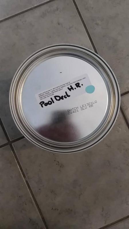 Valspar Pool Deck Walkway Ultra White Acrylic Flat Concrete stain ( 1 ...