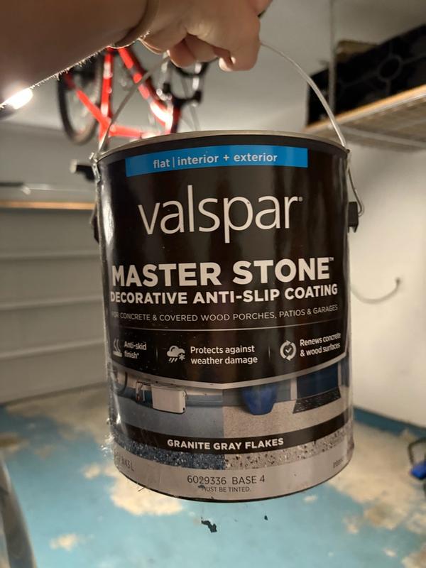 Valspar Master Stone 1-part Base 4, Sandy Shore Flakes Acrylic Concrete ...