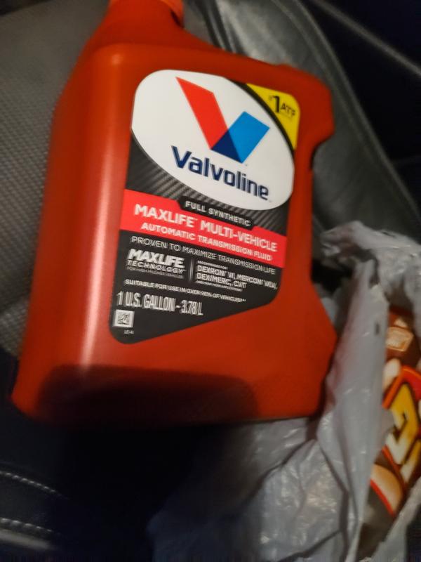 Valvoline MaxLife Multi-Vehicle Automatic Transmission Fluid (ATF) 1 QT ...