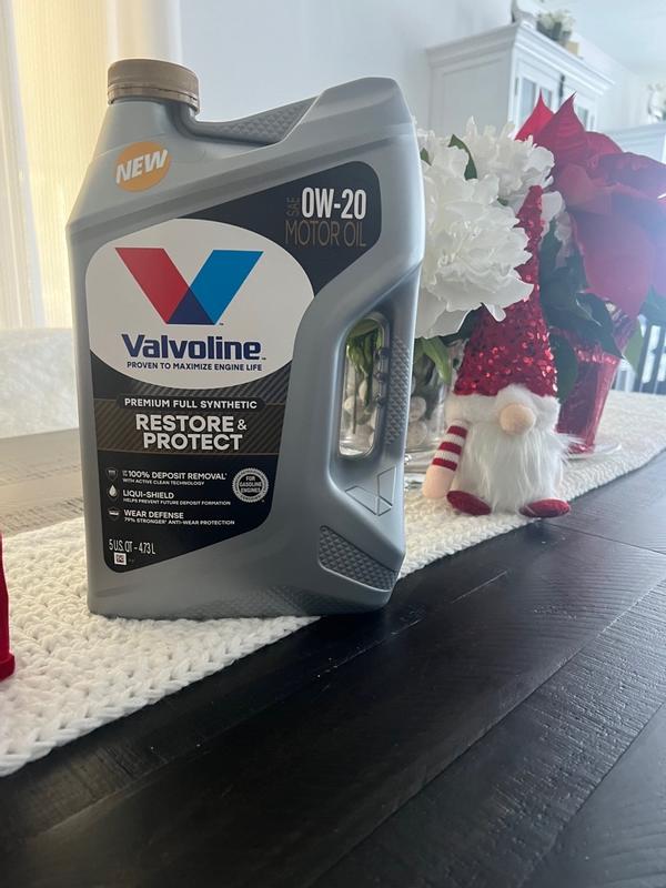 Valvoline Restore & Protect Standard Full Synthetic Engine Oil 5W-30 1 ...
